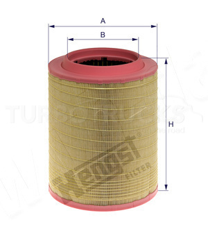 Купить HENGST E1024L01 Фильтр воздушный (основной) 330х210x416 ДВС D13 ...