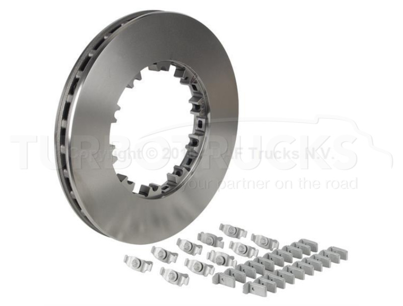 Купить DAF 1812563 Диск тормозной передней оси 375x44x128 DAF CF85/XF95 ...